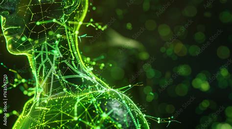 Luminous Lymphatic System Immune Response Visualization Lymph Nodes