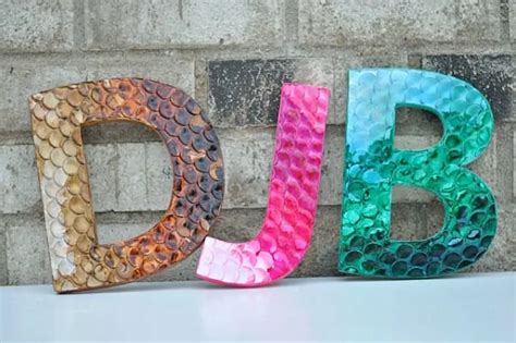 30 Gift Ideas You Can Create With Monogram Letters