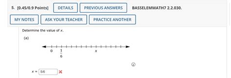 Solved Determine The Value Of X A I X Chegg Com