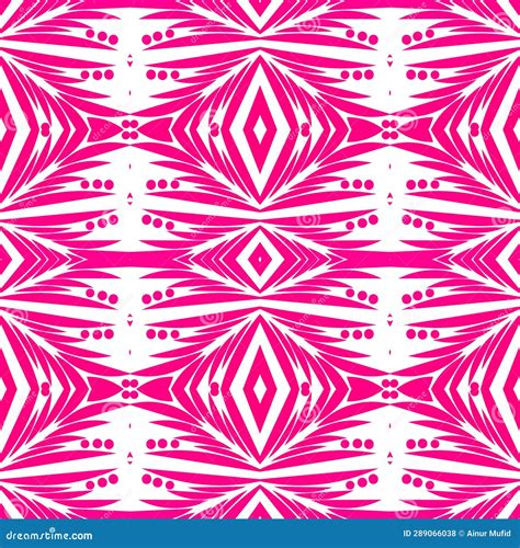 Dayak Borneo Colorful Pattern Background Vector Illustration