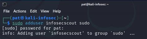 How To Add A New User In Kali Linux Gui And Command Line Infosecscout