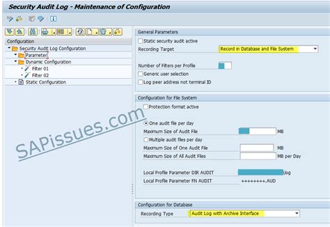 Sap Security Audit Log Sm19 And Sm20