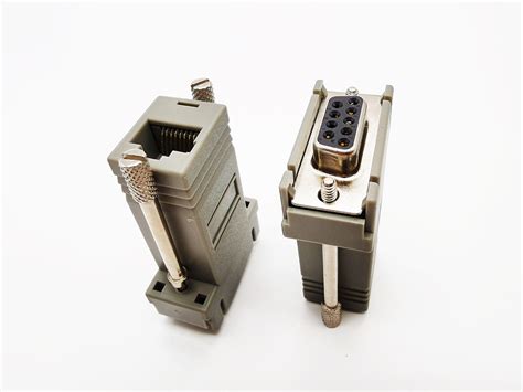 Db9 Female To Rj45 Modular Adapter Ethernet Solution