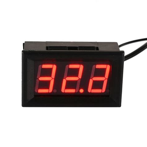 12v Digital Display Of Electronic Thermometer Led Grandado