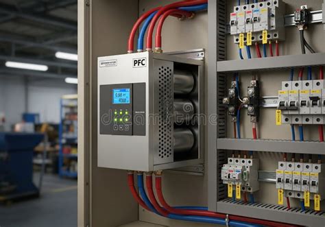 Electrical Control Panel Featuring A Power Factor Correction Pfc Unit