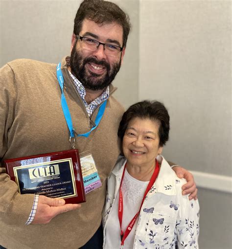 Eduardo Muñoz Muñoz Phd On Linkedin Humbled To Receive The California Language Teacher