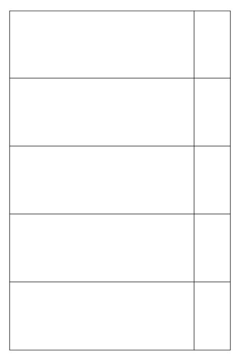 Printable 5 Column Charts Pdf Template Pdf Templates Printables