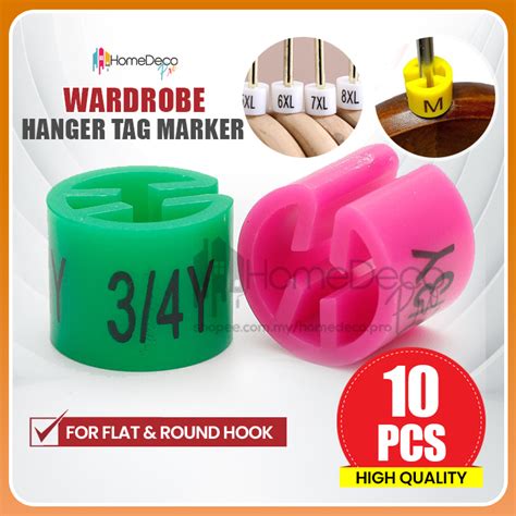 Hanger Size Markers Color Coding Garment Size Markers Tags Easy