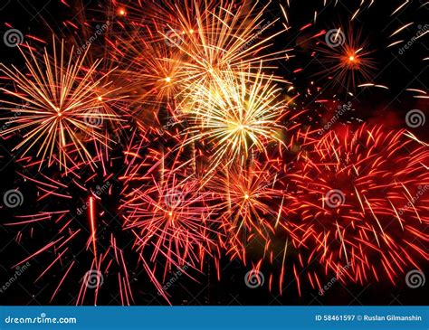 fireworks light up the sky with dazzling display stock image image of exploding bright 58461597