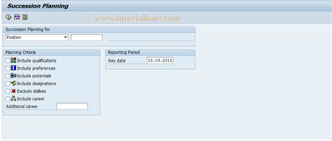 PPSP SAP Tcode Succession Planning PPSP SAP Tcode Succession Planning