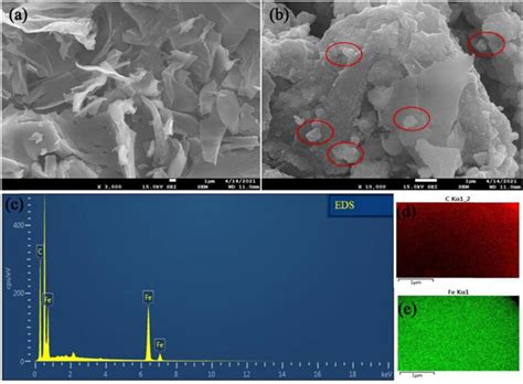 A B SEM Images Of BC And Fe3O4 BC C EDS Figure Of Fe3O4 BC Download Scientific Diagram