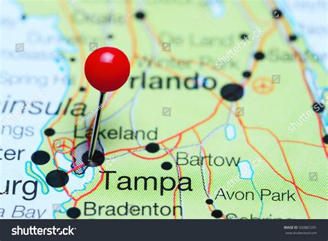65 Florida Tampa Map Red Pin Images Stock Photos Vectors Shutterstock