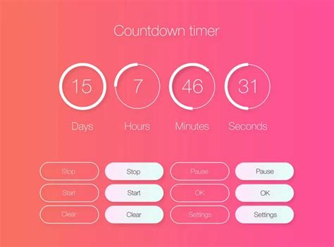 23522783 Countdown Timer Vector Images Depositphotos