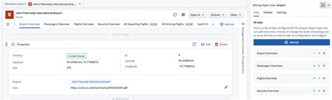 object views legacy object views configure tabs palantir