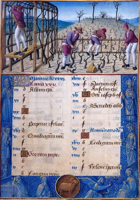 Ms H8 First Front Fly Leaf Rectosecond Front Fly Leaf Recto Book Of Hours Henry Viii Medieval