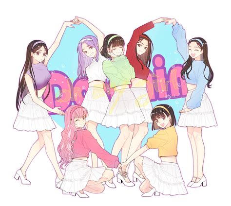 Oh My Girl Dolphin Fanart Scrolller