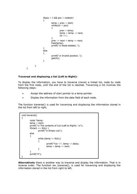 C Language Data Structure Notes Learnpick India