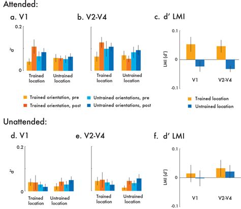 Effects Of Learning On Voxel Based Orientation Discriminability D′ Download Scientific