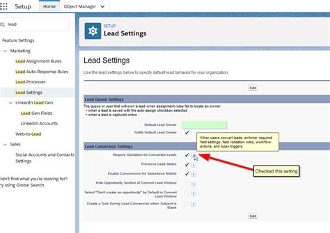 Apex Lead Conversion Linking Existing Contact Person Account Doesn