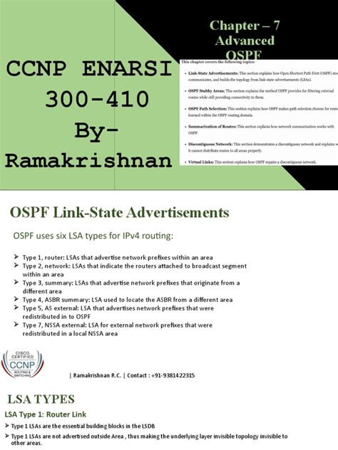 Chapter 2 Advanced Ospf Pdf Internet Protocols Computer Network