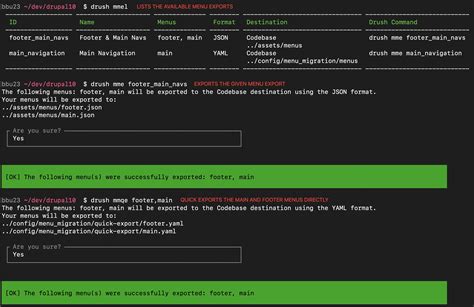 Menu Migration Import Export Drupal Org