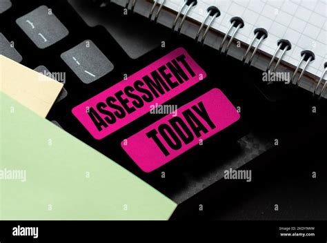 Conceptual Caption Assessment Word Written On Action Or An Instance Of Making A Judgment About