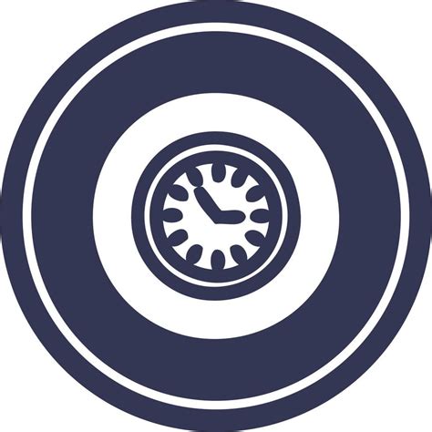 Wall Clock Circular Icon 10590025 Vector Art At Vecteezy