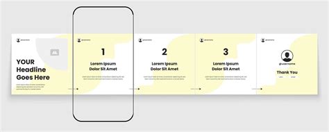 Carousel Banner Design Cellphone Carousel Template Post 52754949 Vector Art At Vecteezy