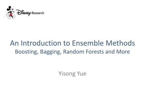 Ppt An Introduction To Ensemble Methods Boosting Bagging Random Forests And More Powerpoint