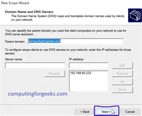 Install And Configure DHCP Server On Windows Server ComputingForGeeks