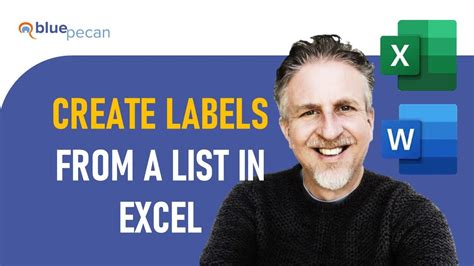 Create Labels From A List In Excel Mail Merge Labels From Excel To