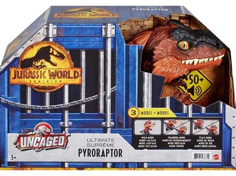 Jurassic World Dominion Dinosaur Ultimate Supreme Pyroraptor Uncaged