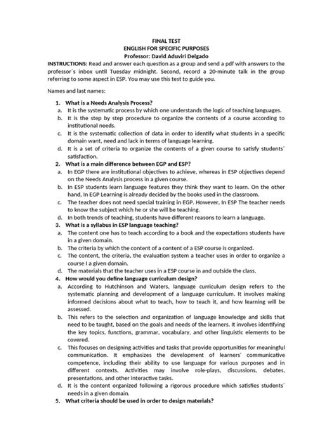 Final Esp Test Pdf