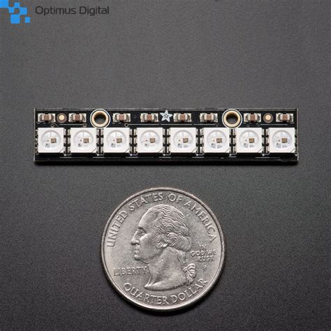 Adafruit Neopixel Stick 8 X 5050 Rgb Led With Integrated Drivers