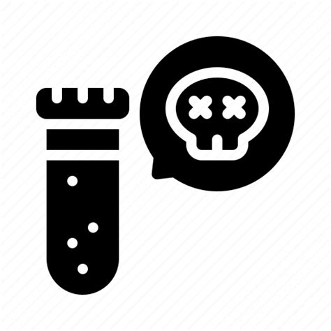 Dangerous Danger Warning Test Tube Laboratory Lab Icon Download