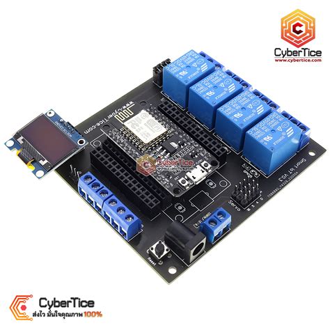 nodemcu esp8266 smart iot บอร์ดขยาย nodemcu v2 v3 shield relay 4ch wi fi app blynk ขาย arduino