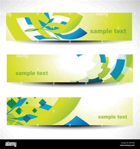 Abstract Header Vector Set Stock Vector Image Art Alamy
