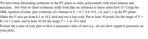 Solved We Have Been Illustrating Isotherms In The Pv Plane