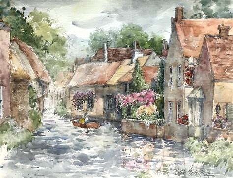 Lot Beth Eidelberg 1933 2018 Watercolor On Paper