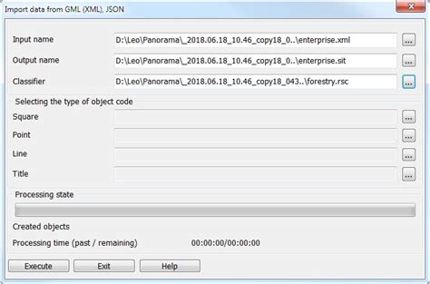 Import Of Data From Format GML XML Geography Markup Language