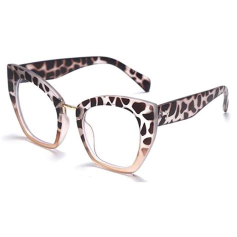 Phoebe Oversized Cat Eye Glasses Frame Fomoloo