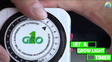 How To Set Timer On Grow Light