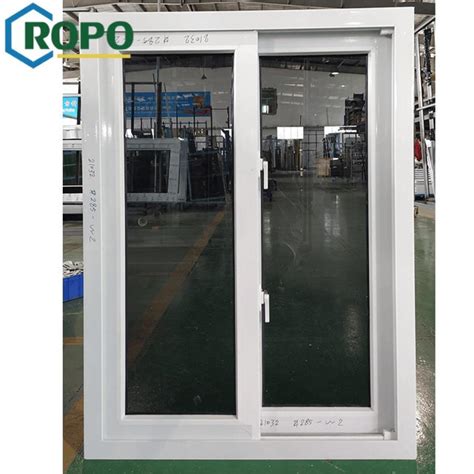 UPVC 3 Panel Slide Window With Mosquito Net Slide Sash PVC Window PVC Window And UPVC Window