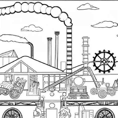 Desenhos Da Revolu O Industrial Para Imprimir E Colorir