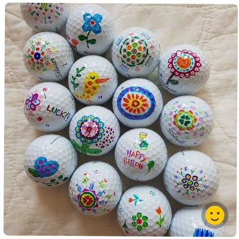 Painted Golf Balls Golf Ball Crafts Golf Diy Golf Crafts