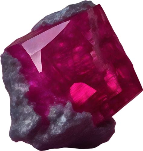 Ai Generated Ruby Stone Colorful Gemstone Clipart 42598905 Png