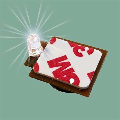 White Single Flashing Led Lights Pop Display