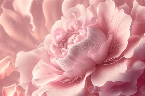 Delicate Romantic Pastel Pink Background With Beautiful Flowers