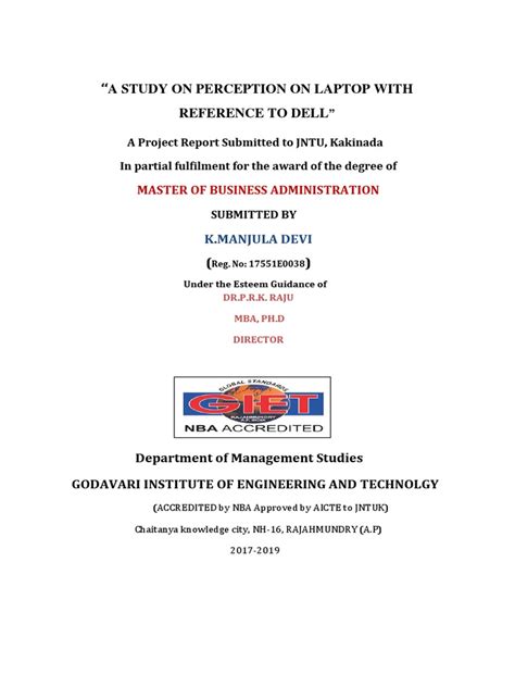 Manju Mini Project Pdf Survey Methodology Dell