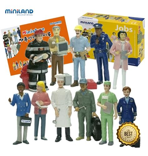 경찰관 요리사 소방관 피규어 직업활동 인형 소꿉장난 역할놀이인형 손인형 티몬